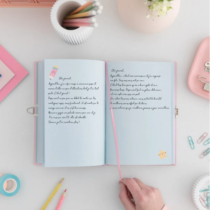 Journal intime ROSE avec cadenas - Mes pensées, mes secrets et mes ...